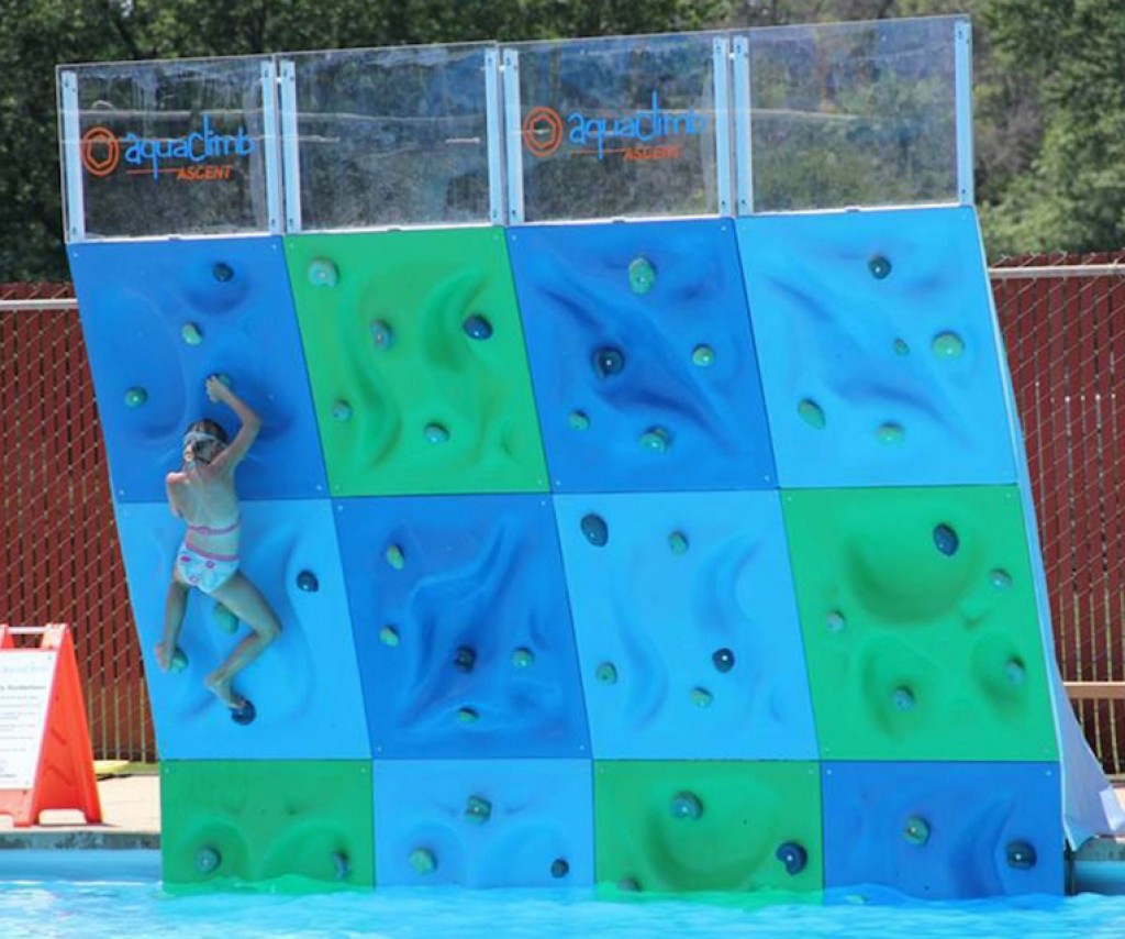 AquaClimb Poolside Climbing Wall