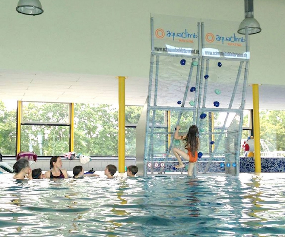 AquaClimb Poolside Climbing Wall