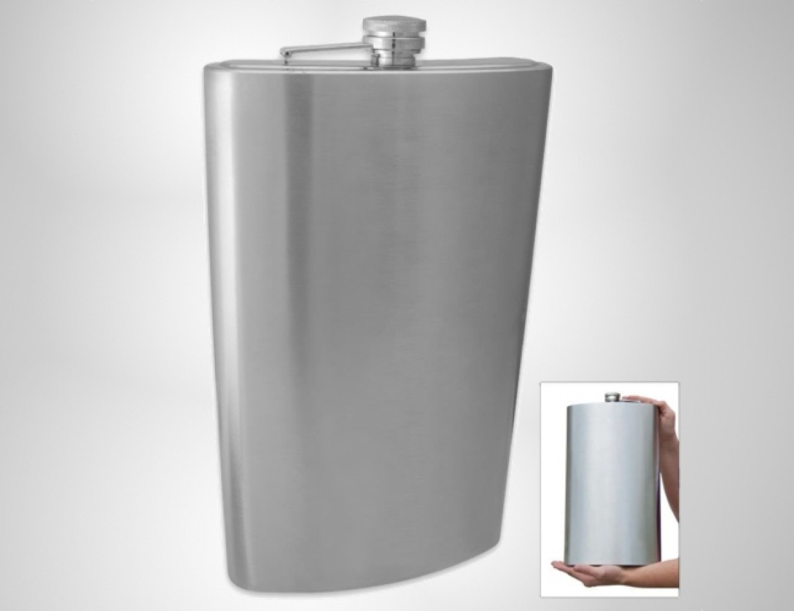 Enormous 1 Gallon Stainless Steel Flask