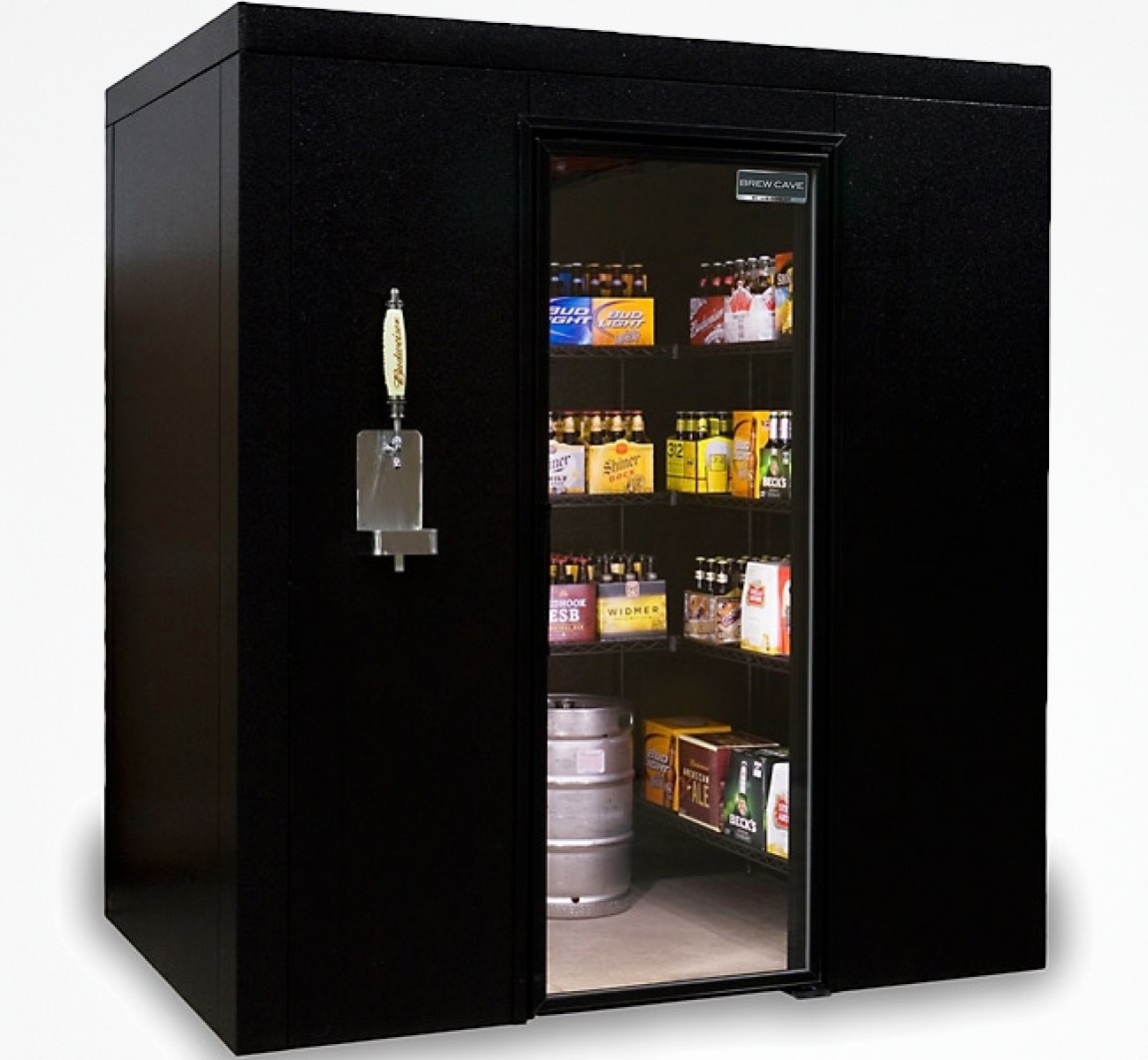 Brew Cave Walk-In Beer Cooler & Kegerator