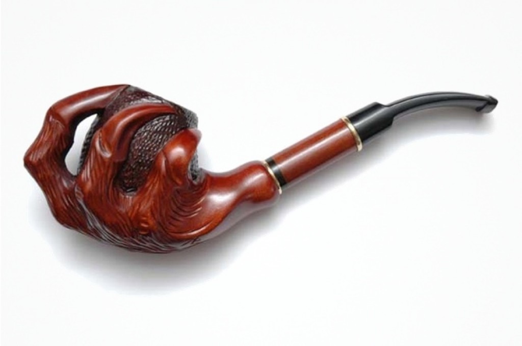 Pear Wood Hand Carved Tobacco Smoking Pipe Claw
