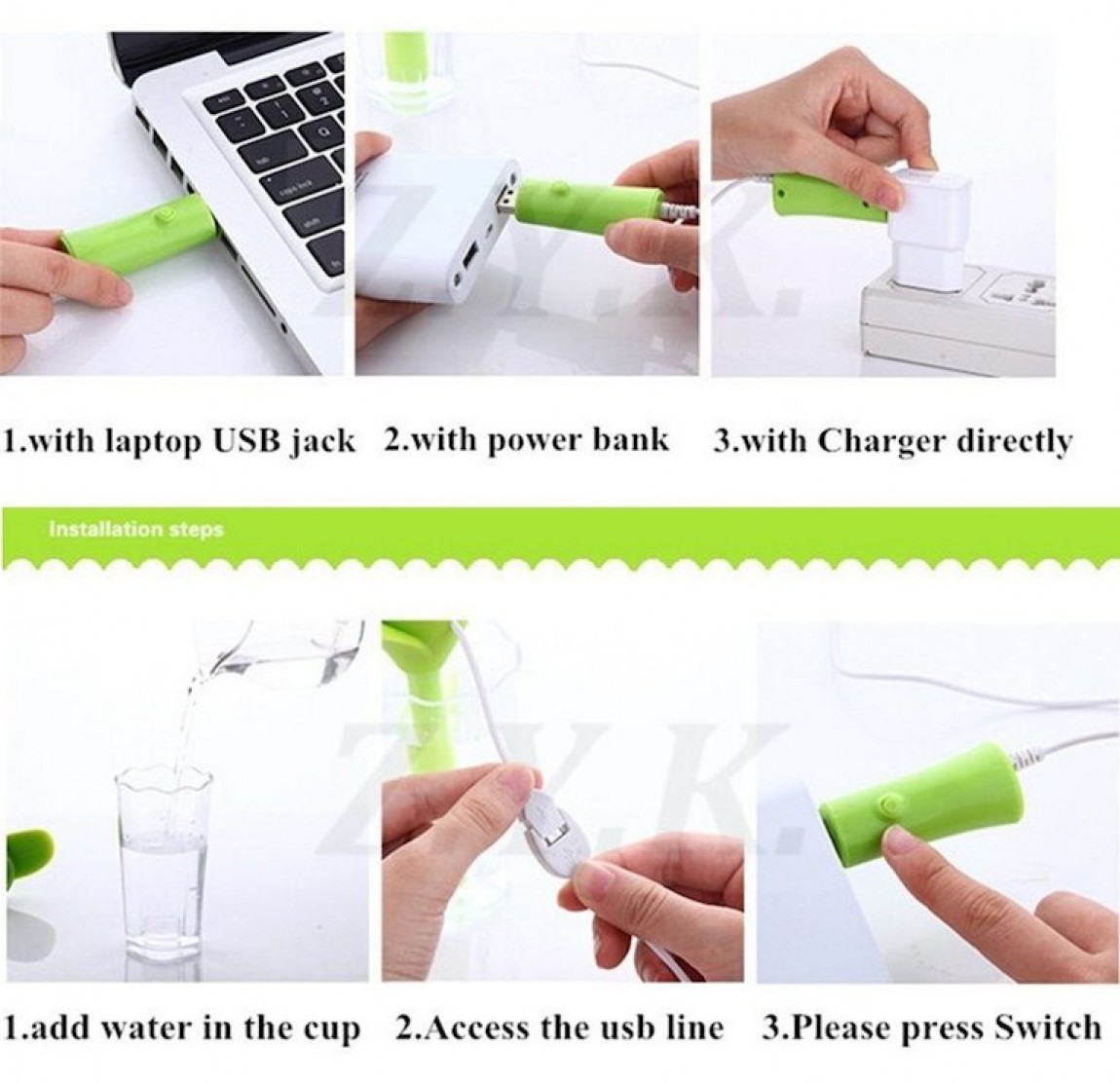 This Portable Desktop Mini USB Air Humidifier And Purifier Is Perfect ...