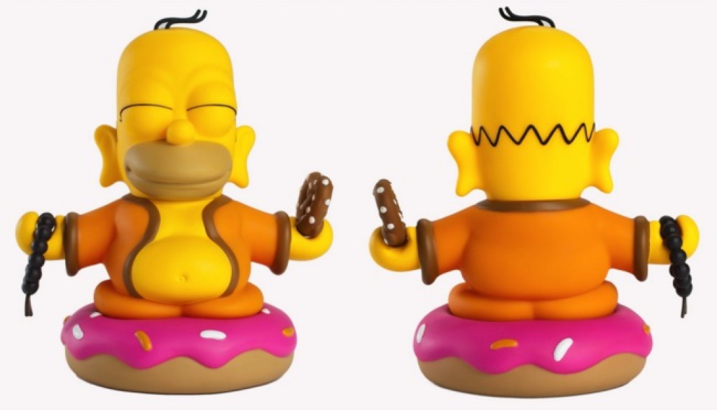 The Simpsons Homer Buddha