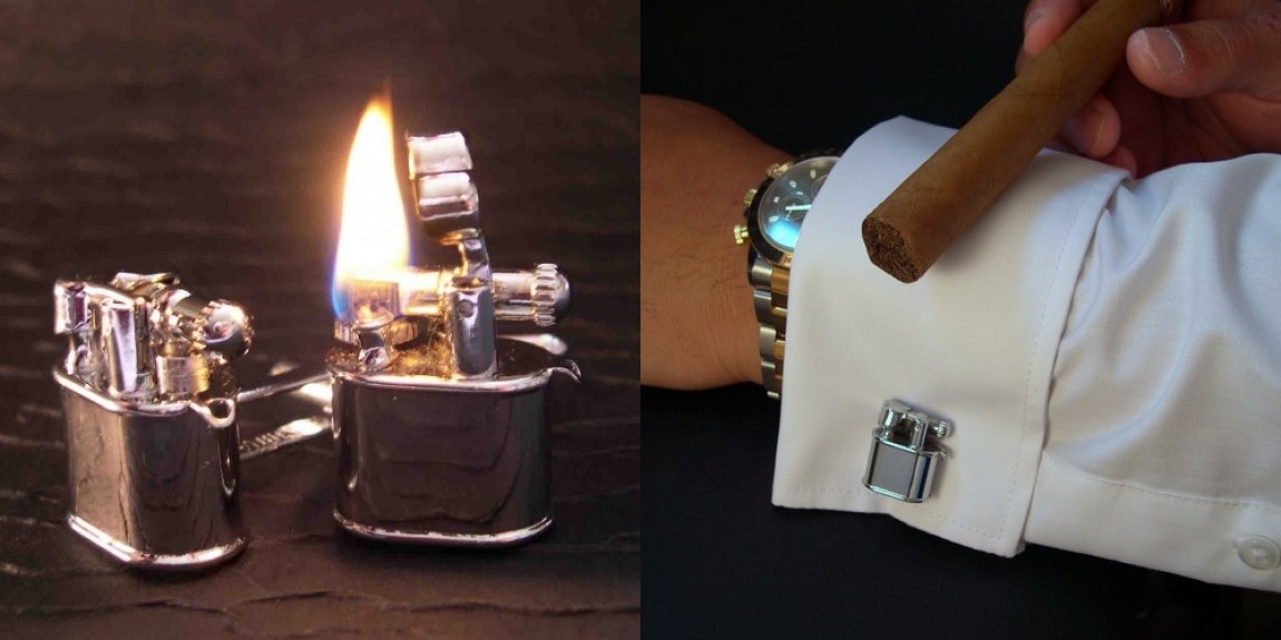 Lighter Cufflinks For The James Bond In You