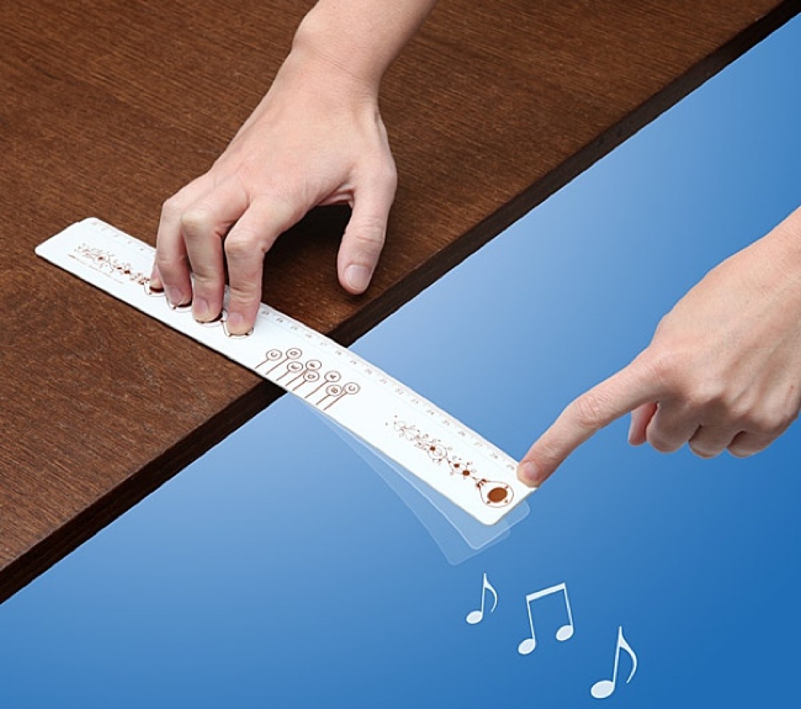 Musical Ruler with Songbook