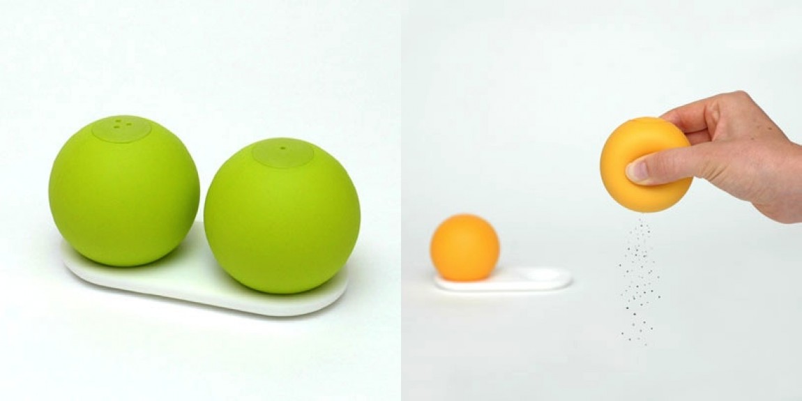 Salt + Pepper Squeezers – Squeeze To Dispense And Roll To Pass