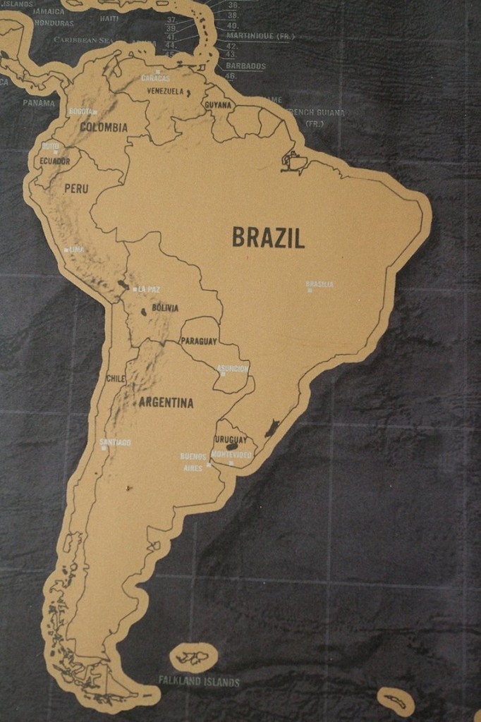 The Scratch Off Travel Map For Your Wanderlust