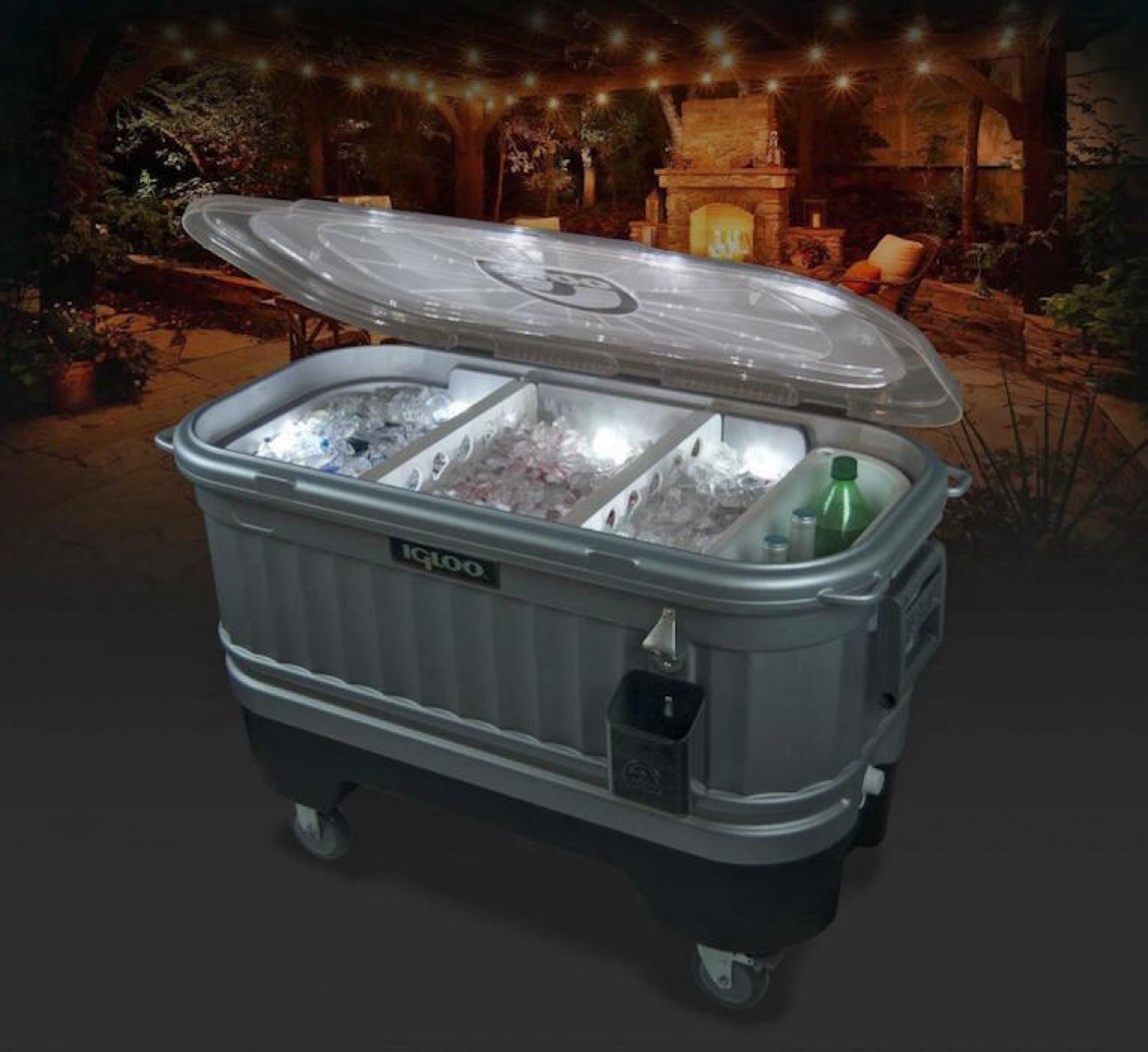 Make Your Patio Party A Little Cooler With The Igloo Party Bar Cooler