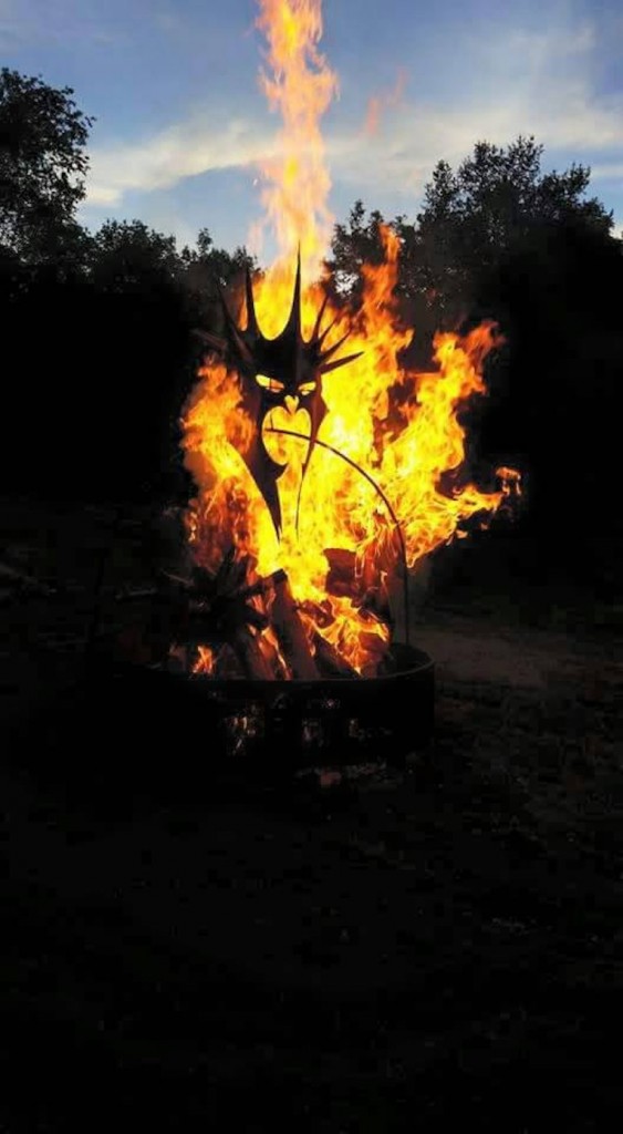 Have The Eye Of Sauron Or The Witch-King Watch Over Your Next Fire Pit