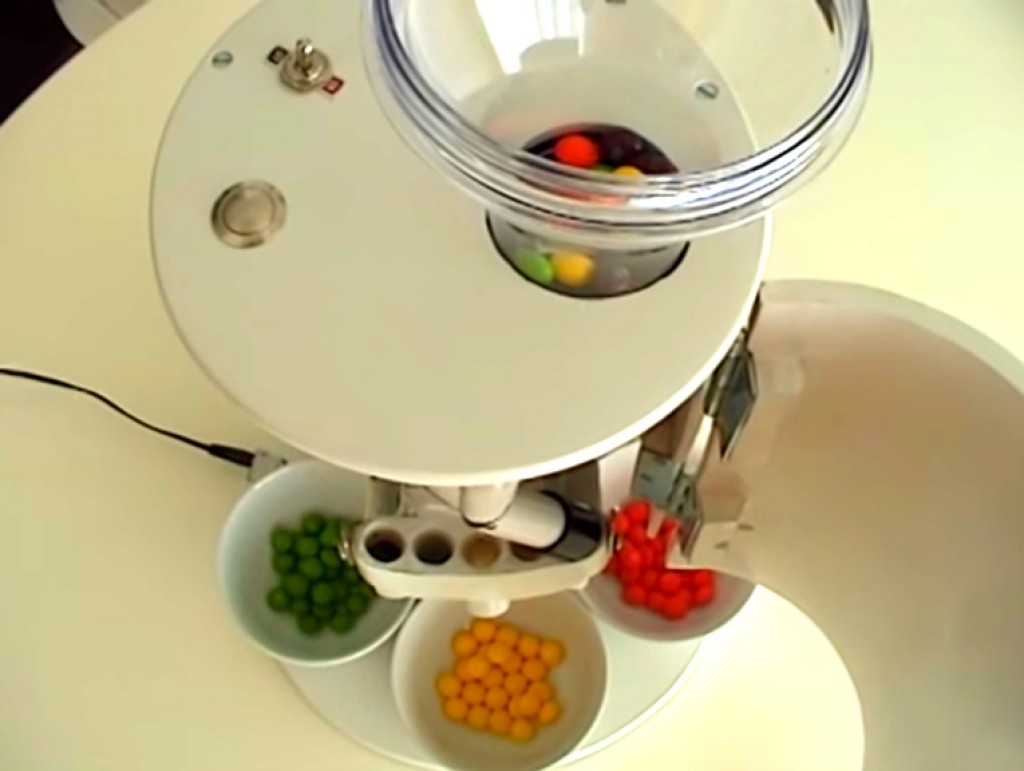 Technology Finally Brings Us A Skittles Sorting Machine