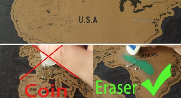 The Scratch Off Travel Map For Your Wanderlust