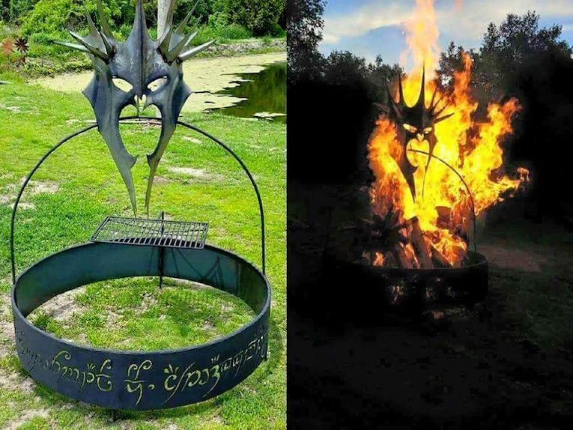 Have The Eye Of Sauron Or The Witch-King Watch Over Your Next Fire Pit