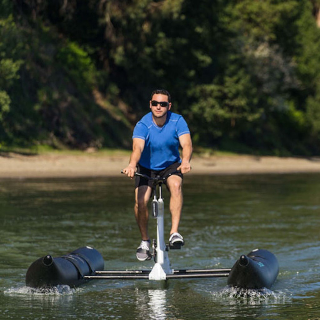 The Water Bike That Can Go Almost Anywhere