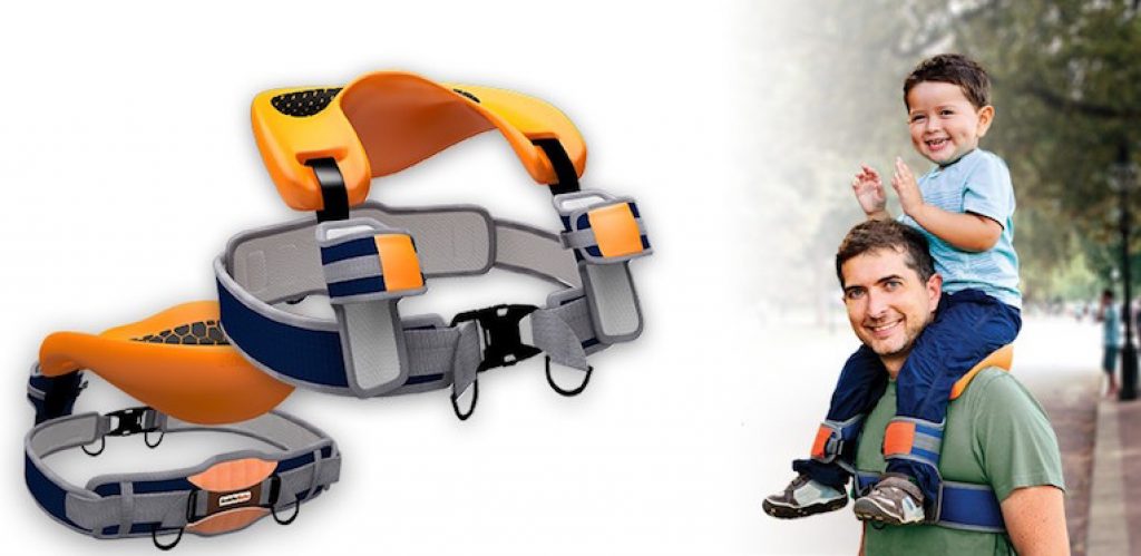 Carry Your Child On Your Shoulders With This Handy Baby Saddle