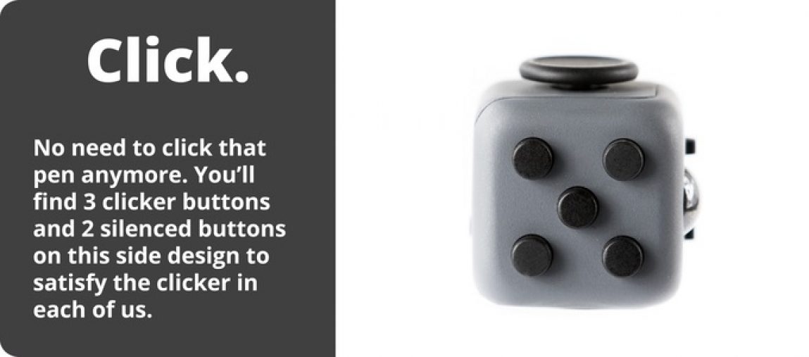 Fidget To Your Heart's Content with the Fidget Cube