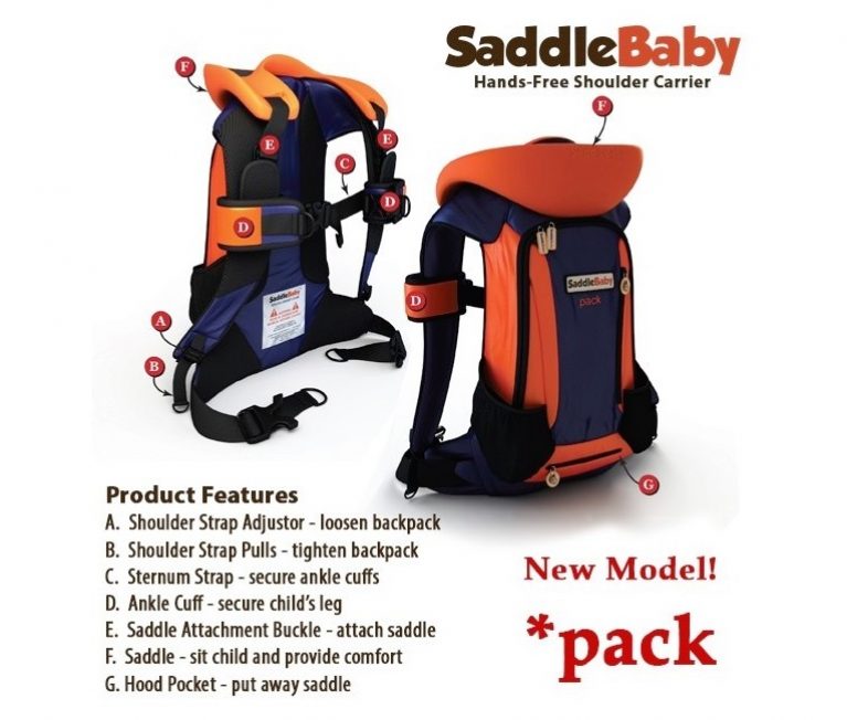 Carry Your Child On Your Shoulders With This Handy Baby Saddle