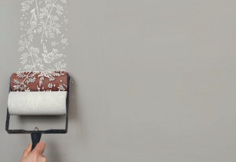 Specialty Paint Roller Makes Intricate Roll-On Designs