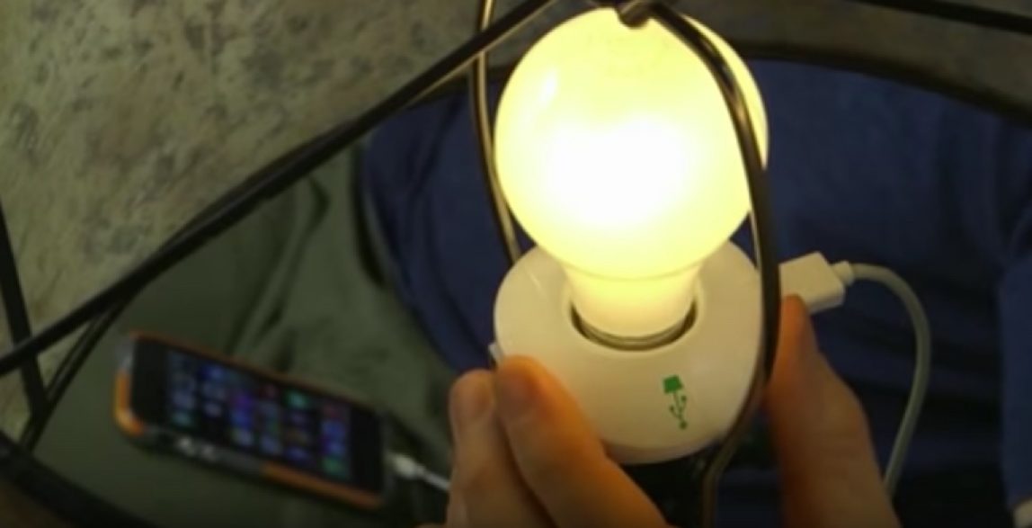 Charge Your iPhone Using Any Standard Lamp
