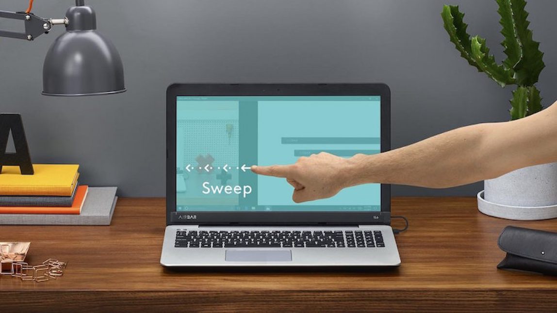 The AirBar Turns Any Laptop Screen into a Touchscreen!