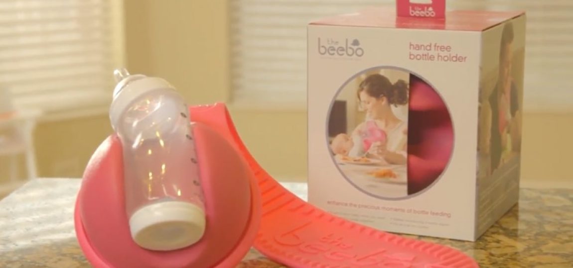 The Beebo Bottle Holder Lets You Bottle Feed Your Baby Hands-Free!