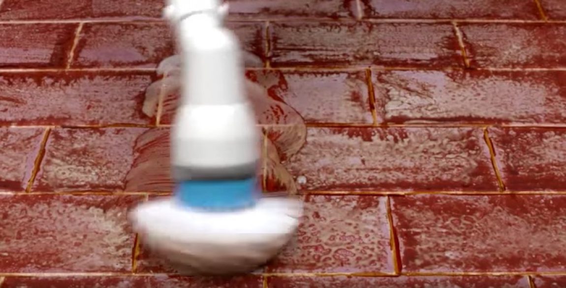 The Hurricane Spin Scrubber Scrubs Through Anything at 300 RPM