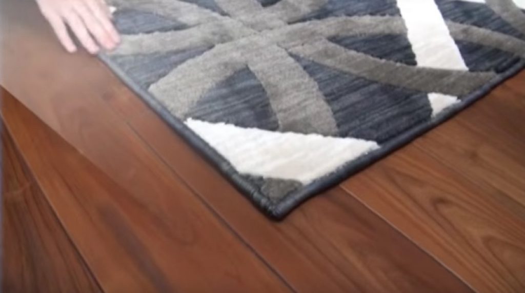 The NeverCurl Stops Your Rug Corners from Curling Instantly