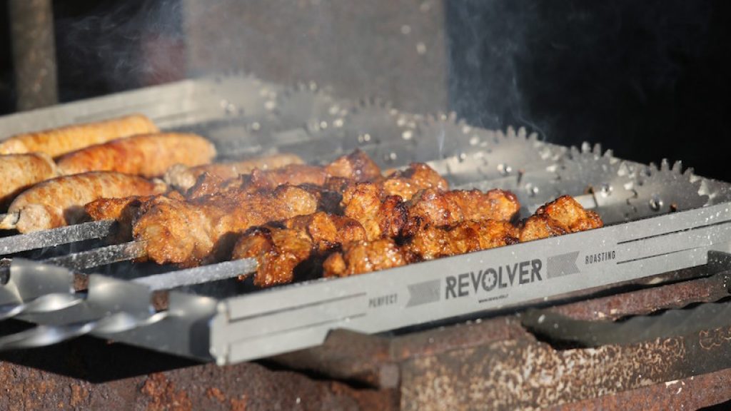 The Revolver BBQ Is Perfect for Grilling on the Go