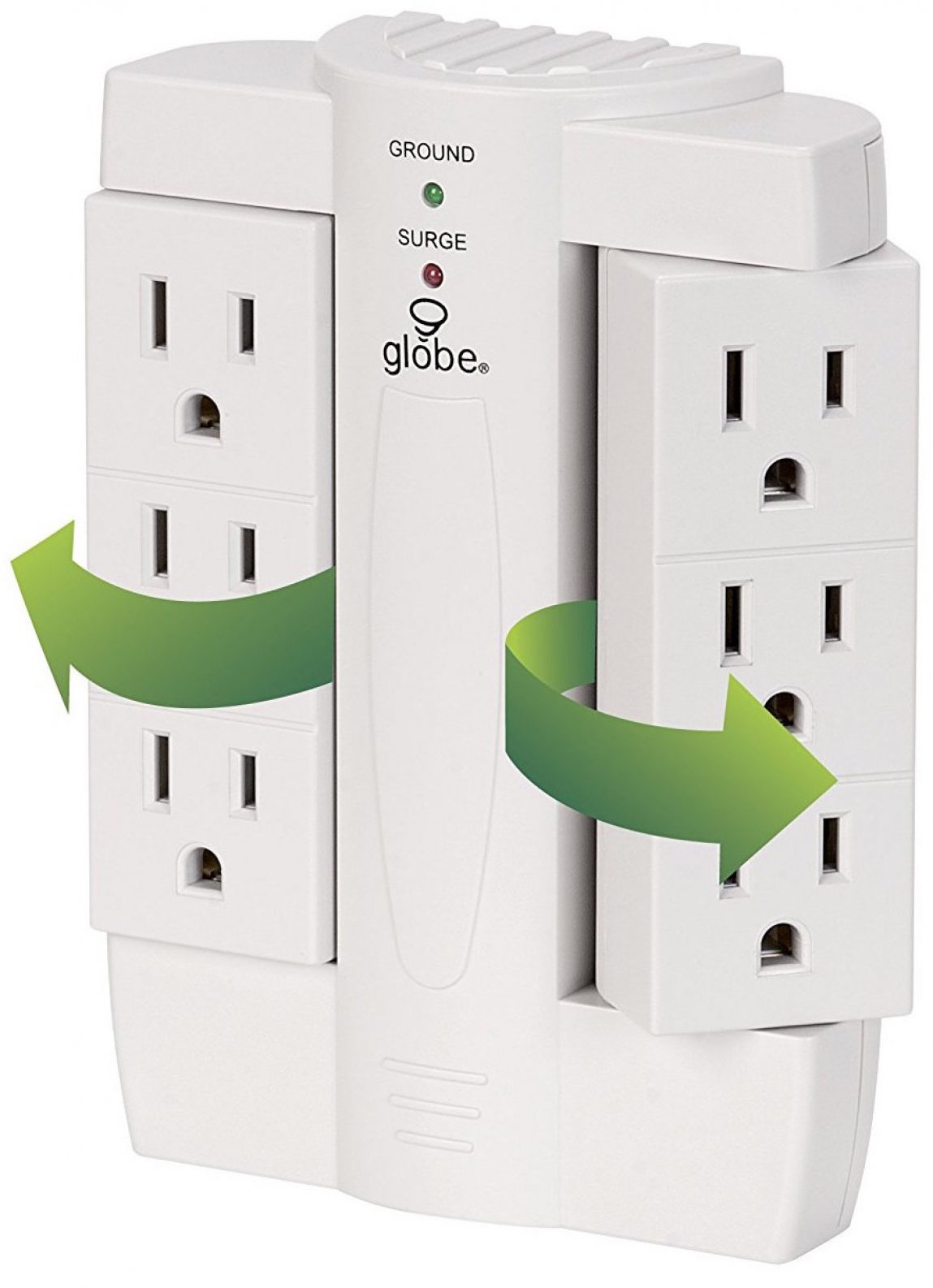 The Global Electric Swivel Surge Protector Keeps Your Cords Neat and ...