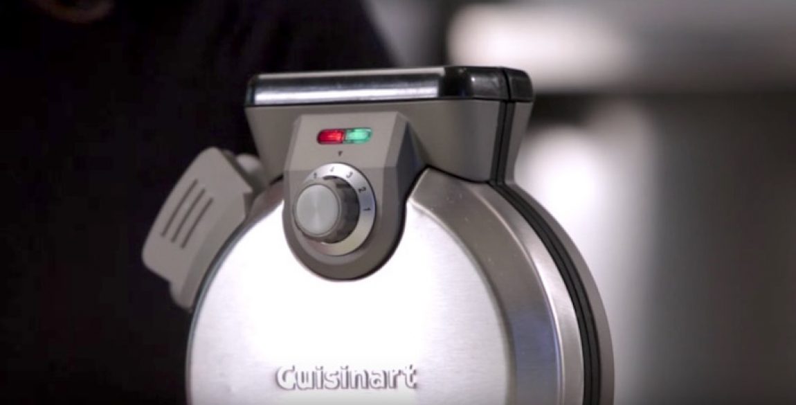 The Cuisinart Vertical Waffle Maker Lets You Pour Batter Through a ...