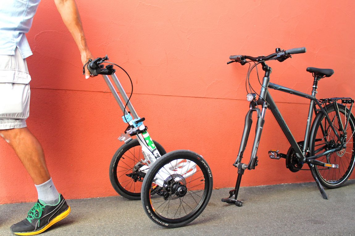 The TReGo Turns a Regular Bike into a Trolley Bike Instantly